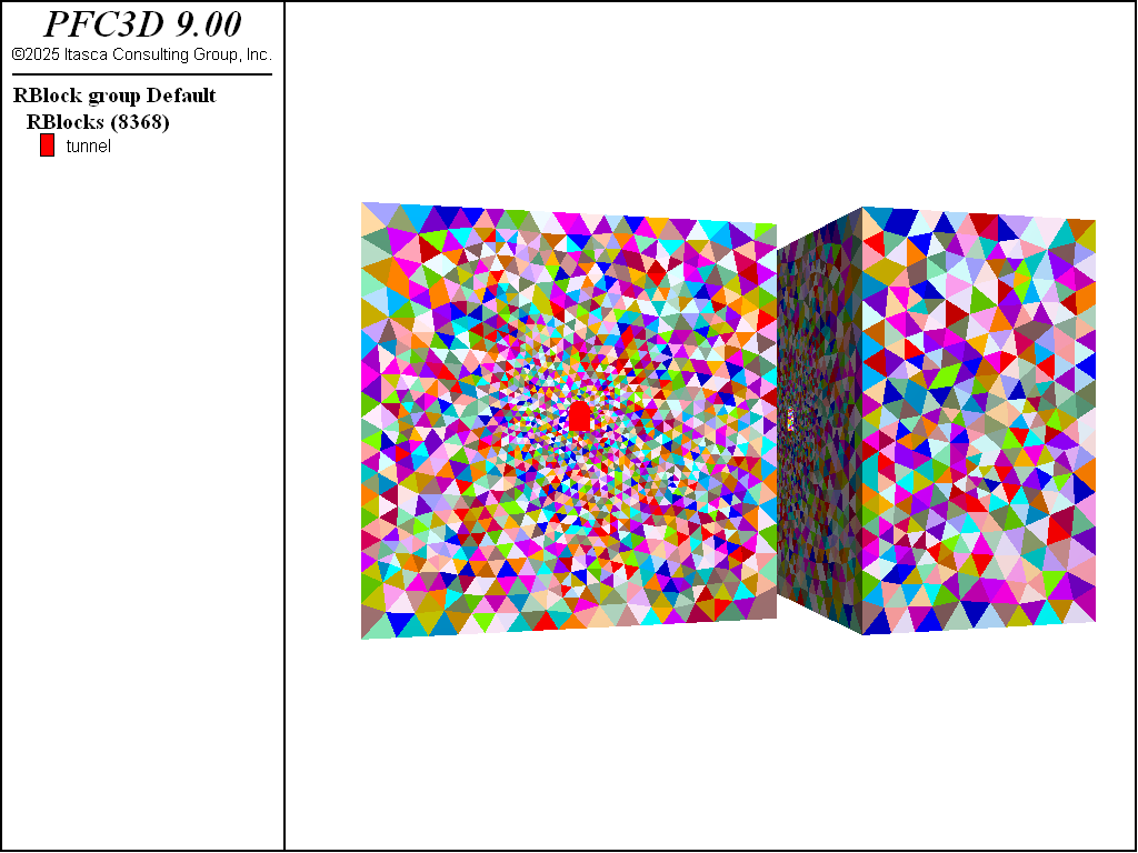 Rigid Block Model of Tunnel Excavation — Itasca Software 9.0 documentation