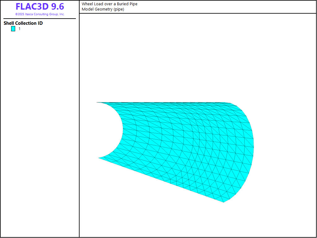 Wheel Load over a Buried Pipe (FLAC3D) — Itasca Software 9.6 documentation