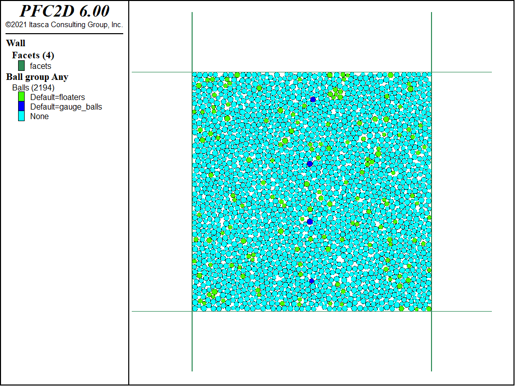 Probing a Granular Specimen — PFC 6.0 documentation